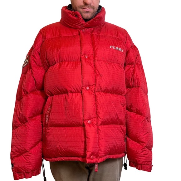 FUBU Sport | Jackets & Coats | Fubu Sport Red Puffer Jacket Mens Winter ...